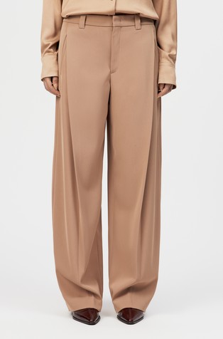 Wide trousers in techno twill | DRYKORN | emporium.eu