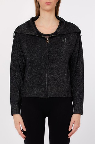 Knitted sweater and top set with lurex® yarns | LIU JO | emporium.eu