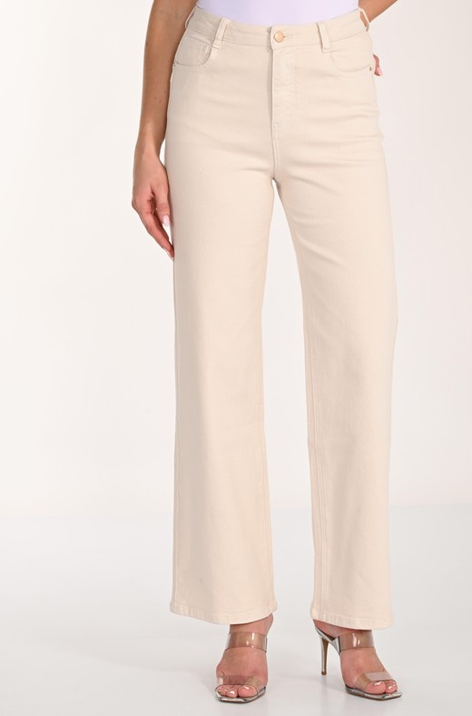 Cropped jeans hlače sa širokim nogavicama | FRANK LYMAN | emporium.eu