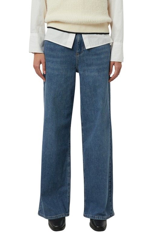 Wide leg jeans with washed effect | COMMA | emporium.eu