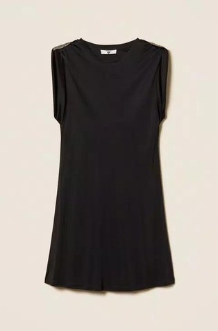 Short dress with sequin embroidery | TWINSET | emporium.eu